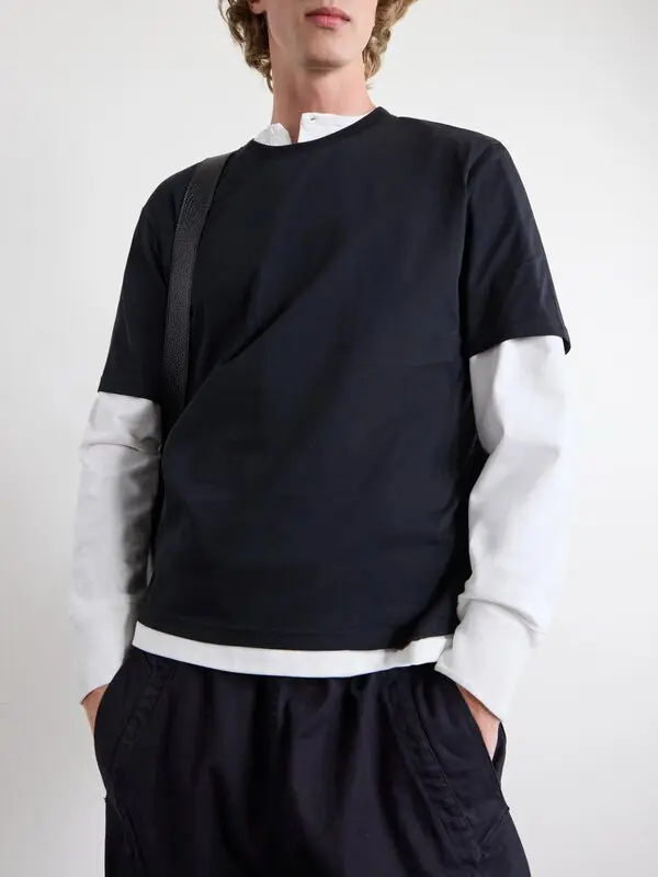 Studio Nicholson Bric Cotton-jersey T-shirt
