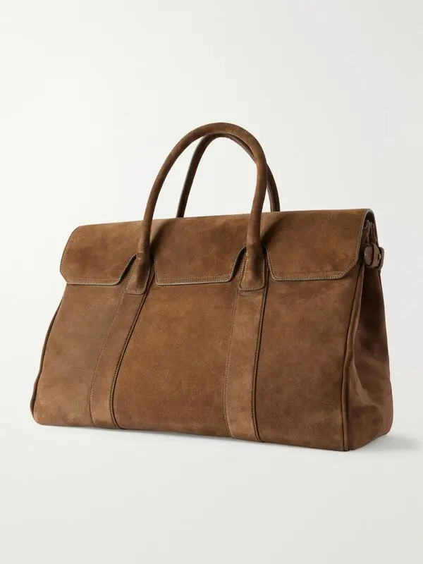 Officine Creative Suede Weekend Bag