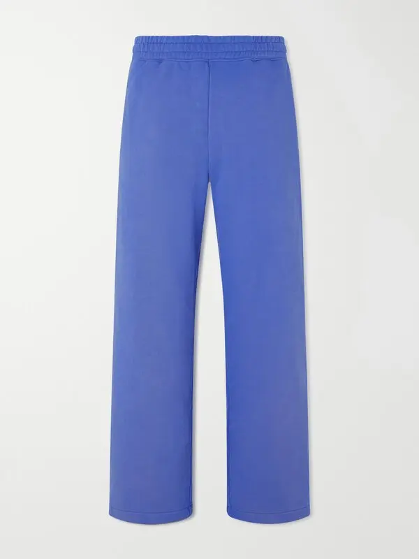 Aimé Leon Dore Straight-leg Logo-appliquéd Cotton-jersey Sweatpants
