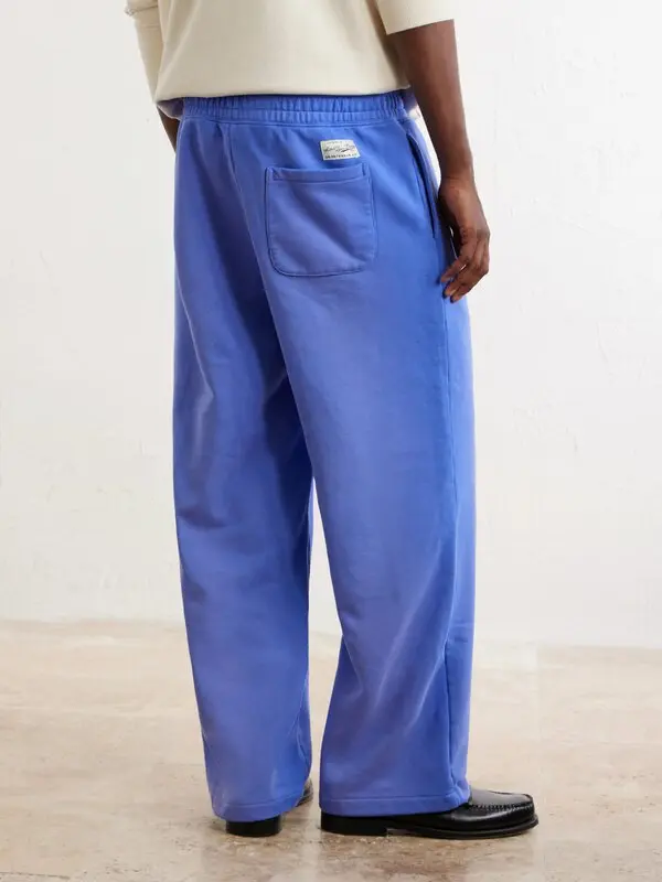 Aimé Leon Dore Straight-leg Logo-appliquéd Cotton-jersey Sweatpants