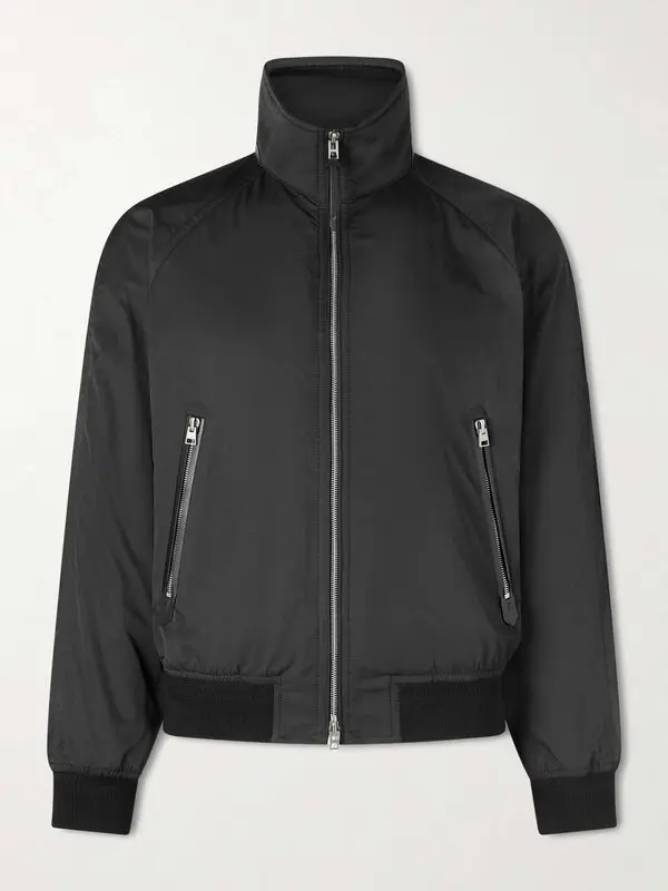 TOM FORD Shell Blouson Jacket - Black