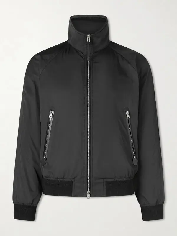 TOM FORD Shell Blouson Jacket - Black