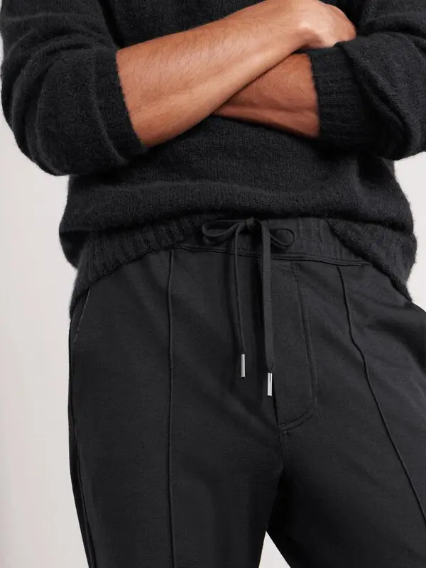 TOM FORD Straight-leg Wool, Silk And Cashmere-blend Sweatpants