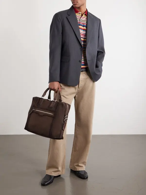 Officine Creative Jules 007 Leather Briefcase