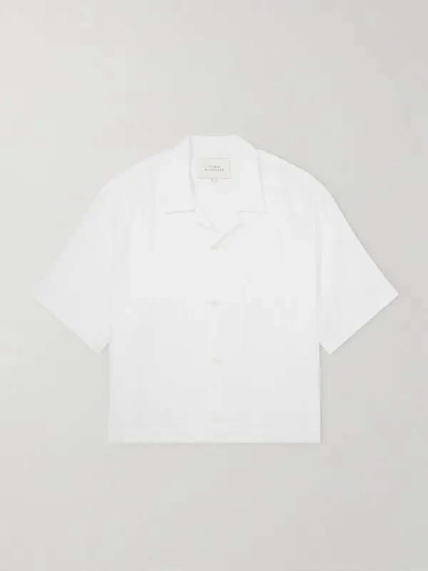 Studio Nicholson Convertible-collar Linen Shirt