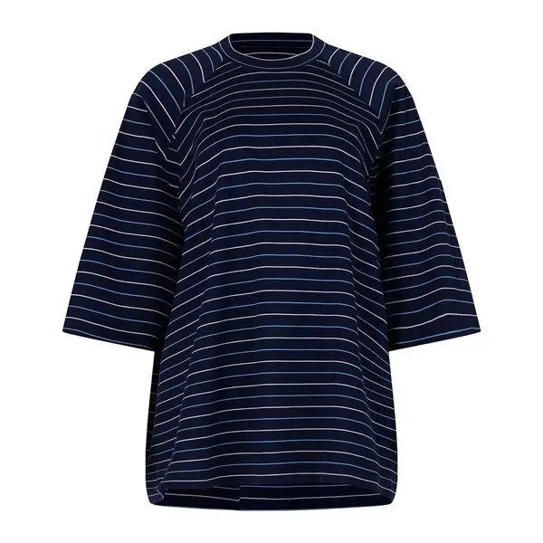 CLOTHES BY LOCKER ROOM Oversized Striped T-shirt - Blue