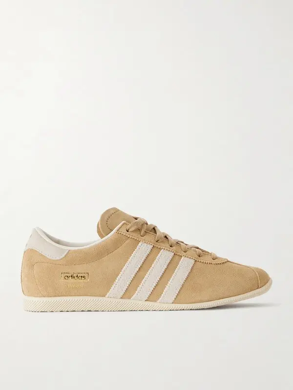 ADIDAS ORIGINALS Paris Lace-up Leather Sneakers - Neutrals