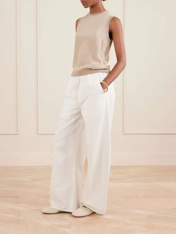 Max Mara Silk-blend Tank Top