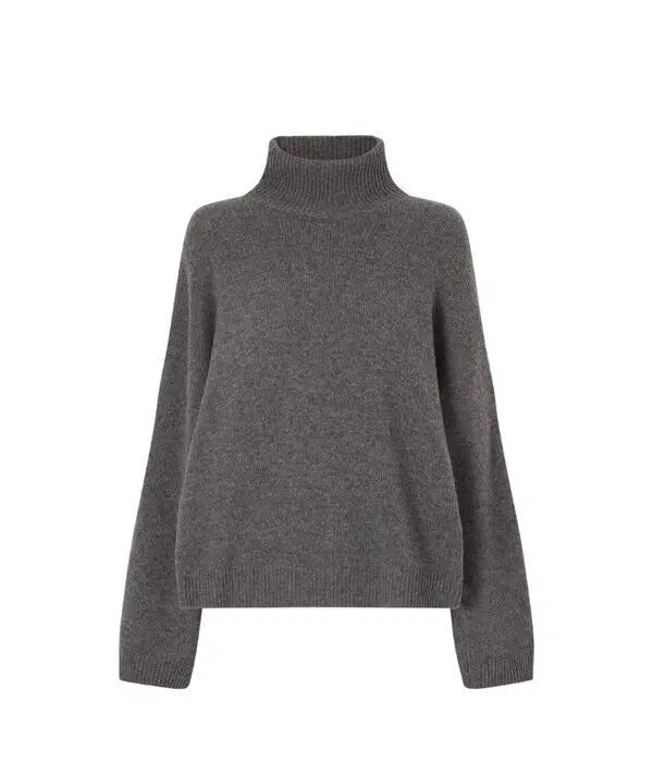 Brunello Cucinelli Cashmere Turtleneck Sweater - Gray