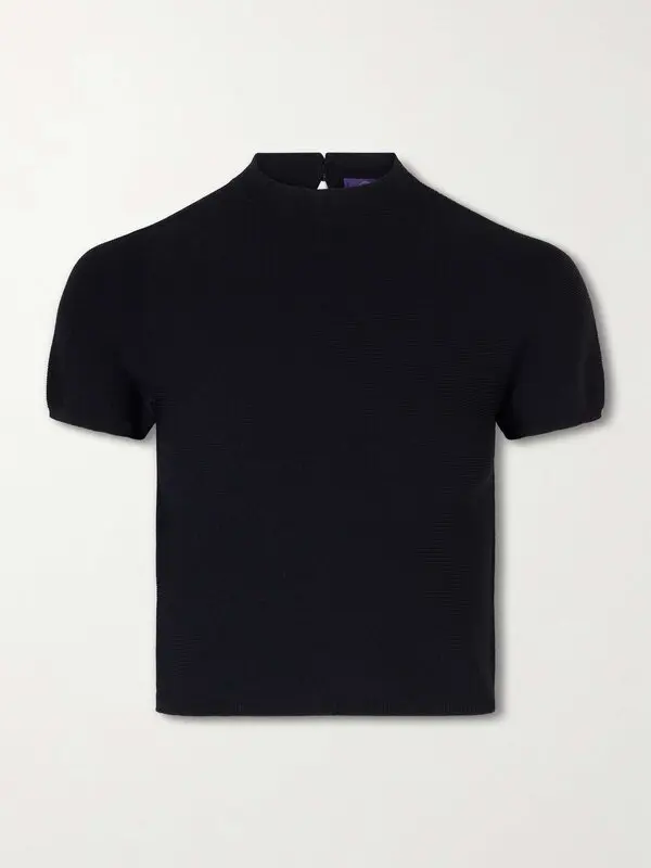 Ralph Lauren Knitted T-shirt - Black