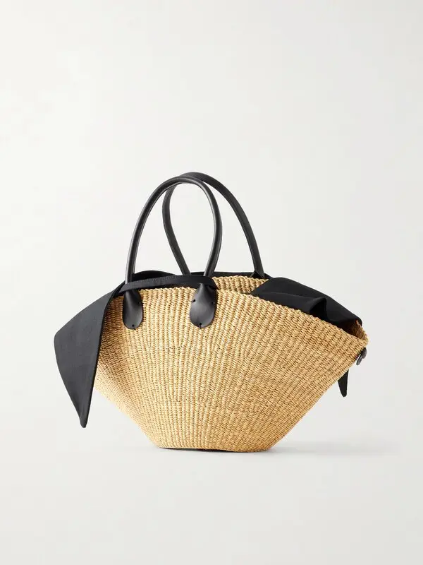 Muuñ Sophia Raffia Tote - Neutrals