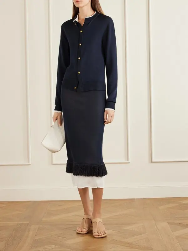 Bottega Veneta Knitted Silk Cardigan