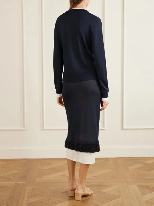 Bottega Veneta Knitted Silk Cardigan