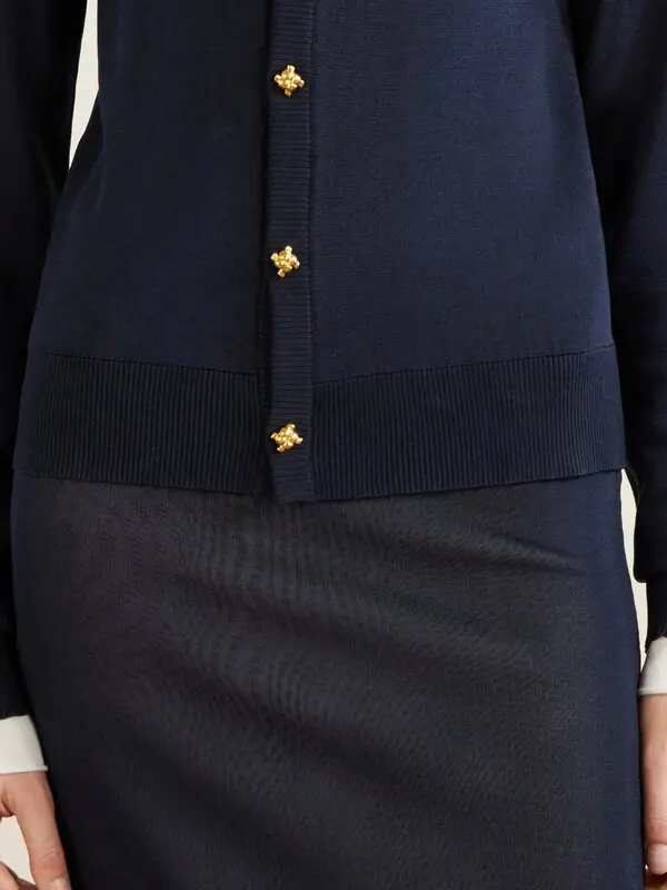 Bottega Veneta Knitted Silk Cardigan