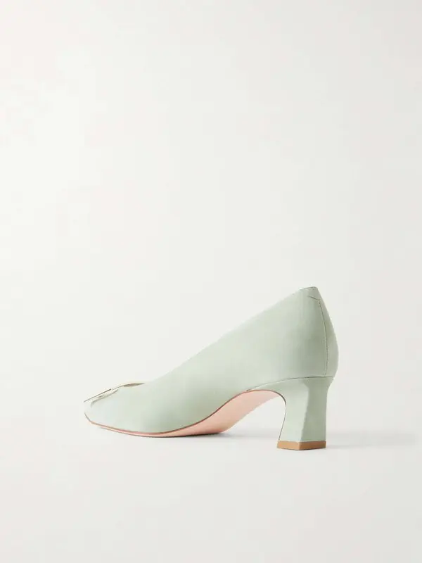 ROGER VIVIER Belle Vivier Trompette 45 Suede Pumps
