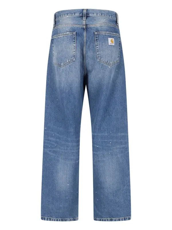 Carhartt Work In Progress Landon Wide Jeans - Blue