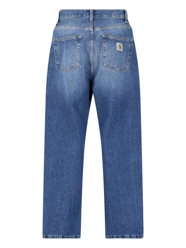 Carhartt Work In Progress Landon Wide Jeans - Blue