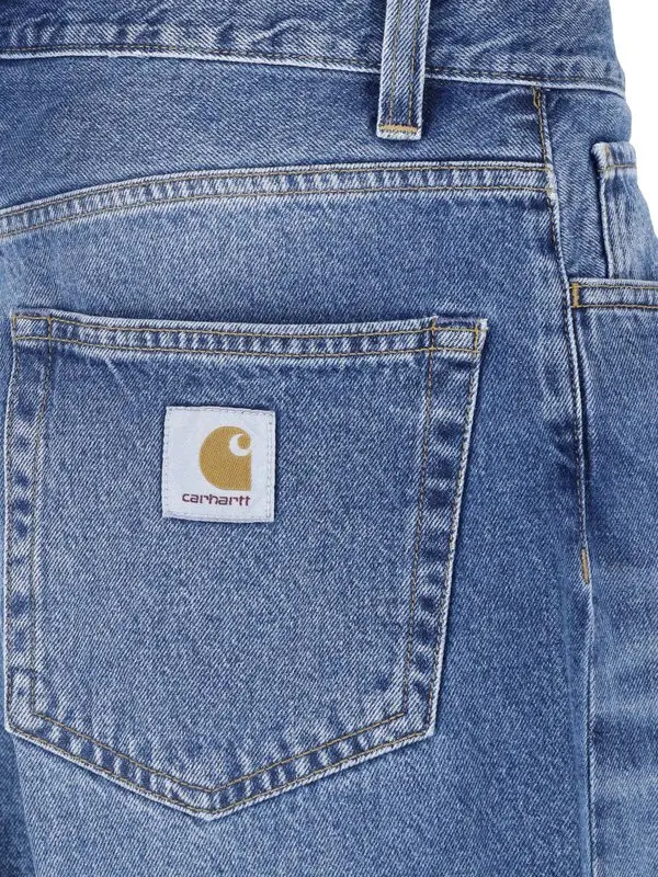 Carhartt Work In Progress Landon Wide Jeans - Blue