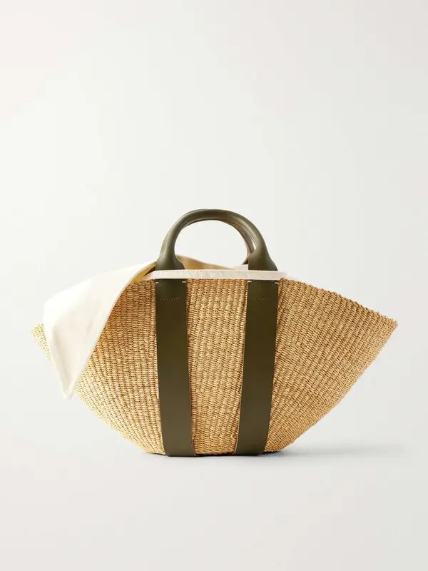 Muuñ Muñoz Sophie Raffia Tote - Neutral
