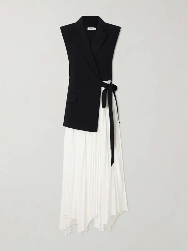 Simkhai Helena Combo Blazer Midi Dress - Multi