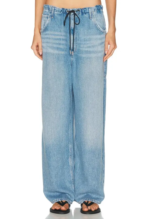 AGOLDE Shaw Jean In Blue - Script