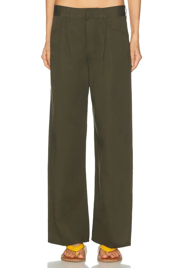 Citizens Of Humanity Velha Trousers - Moss