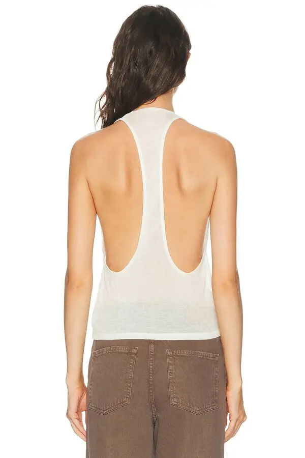 EB DENIM Valley Sheer Racer Tank Top