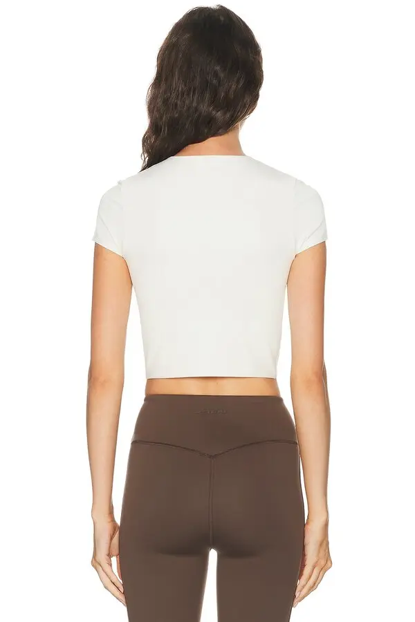 NIKESKIMS Nike X Skims Matte Corset Short Sleeve Crop Top