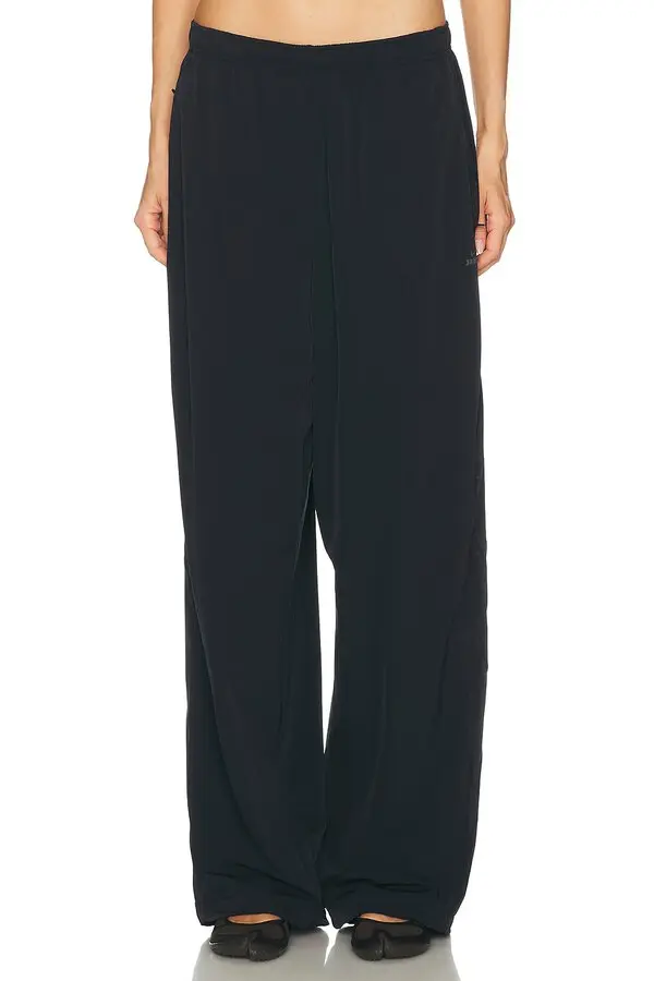 NIKESKIMS Nylon Pant In Black - Obsidian