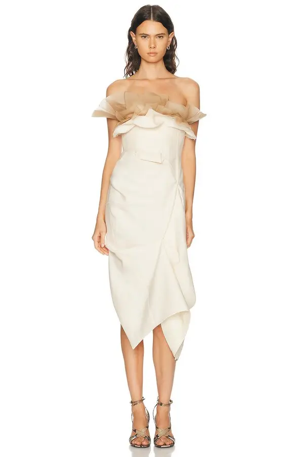Khaite Salm Dress - Cream