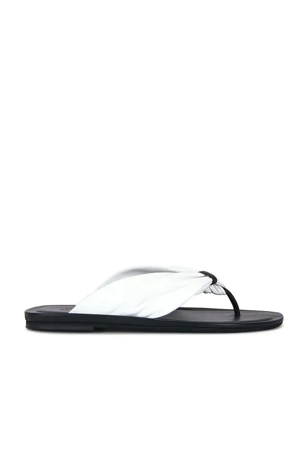 Loulou De Saison Agora Draped Sandal - White