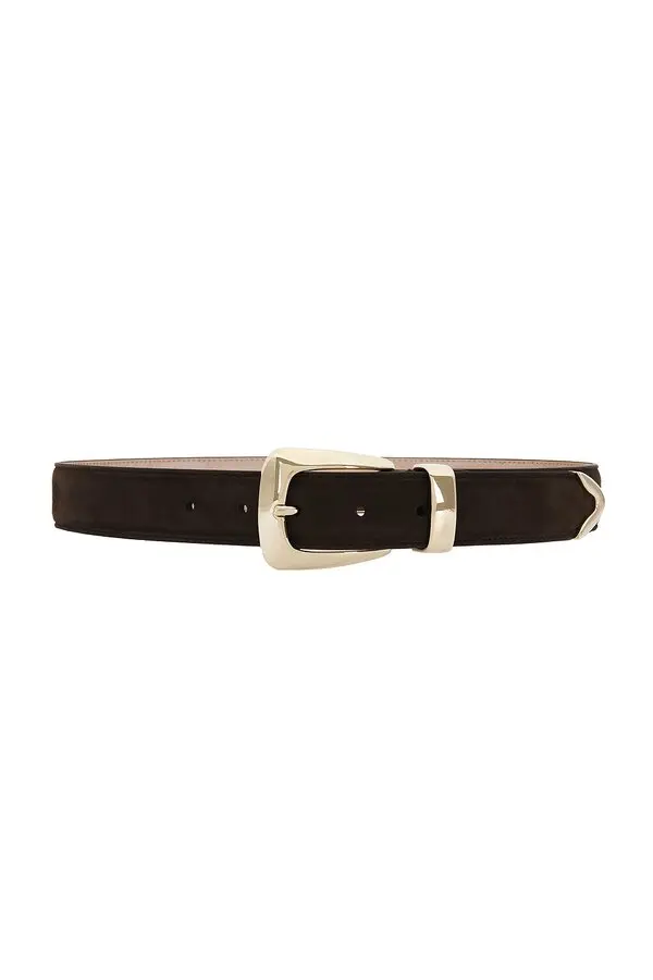Khaite Benny 30mm Belt In Brown - Coffee