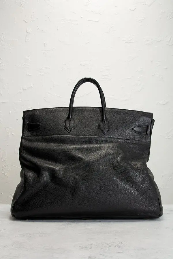 Hermès Ardennes Haut A Curroies Birkin 50 Handbag - Noir