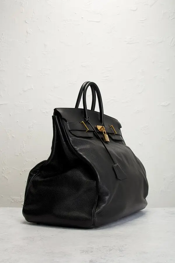 Hermès Ardennes Haut A Curroies Birkin 50 Handbag - Noir