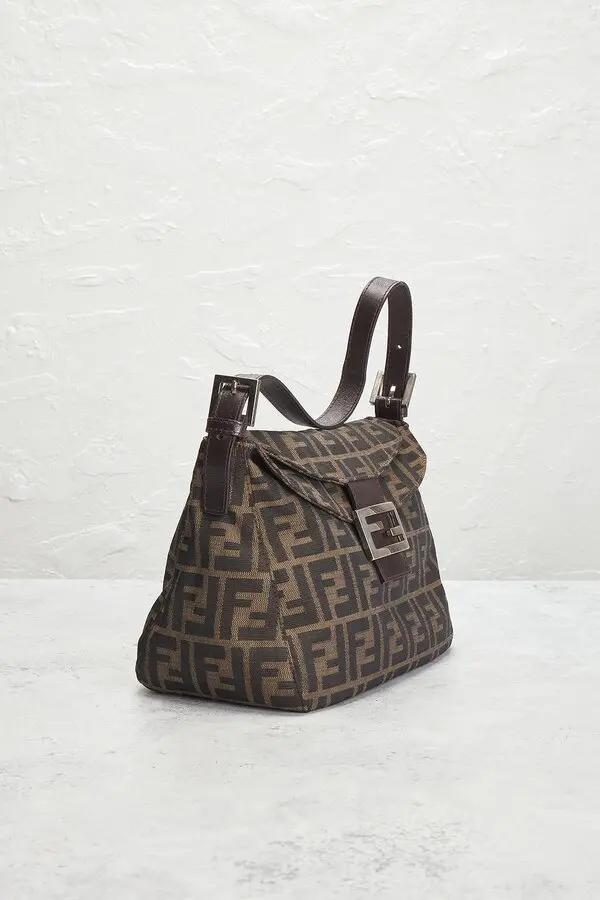 Fendi Zucca Monogram Shoulder Bag