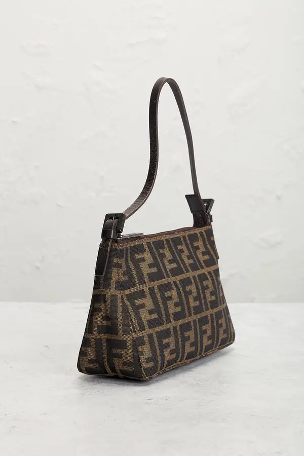 Fendi Zucca Monogram Shoulder Bag