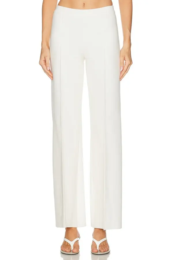 HIGH SPORT Willa Pant Tonal Stripe - Ivory