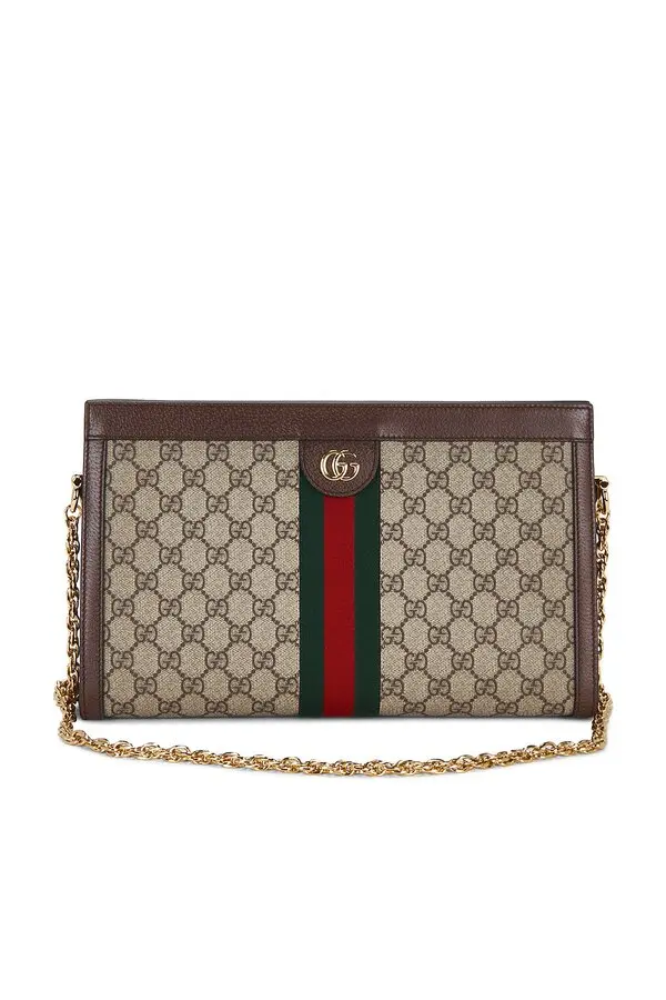 Gucci Ophidia Shoulder Bag - Brown