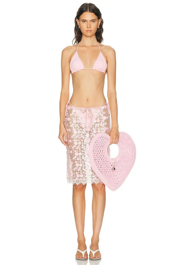 Jacquemus Le Haut De Plage Triangle Bikini Top