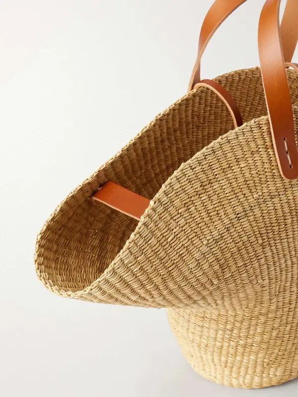 Muuñ Muñ Signora Raffia Tote - Neutral