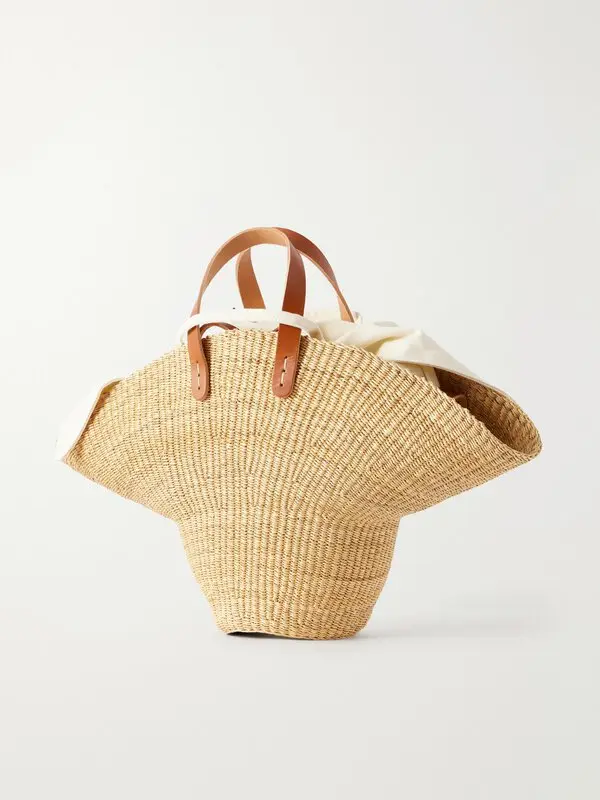 Muuñ Signora Raffia Tote