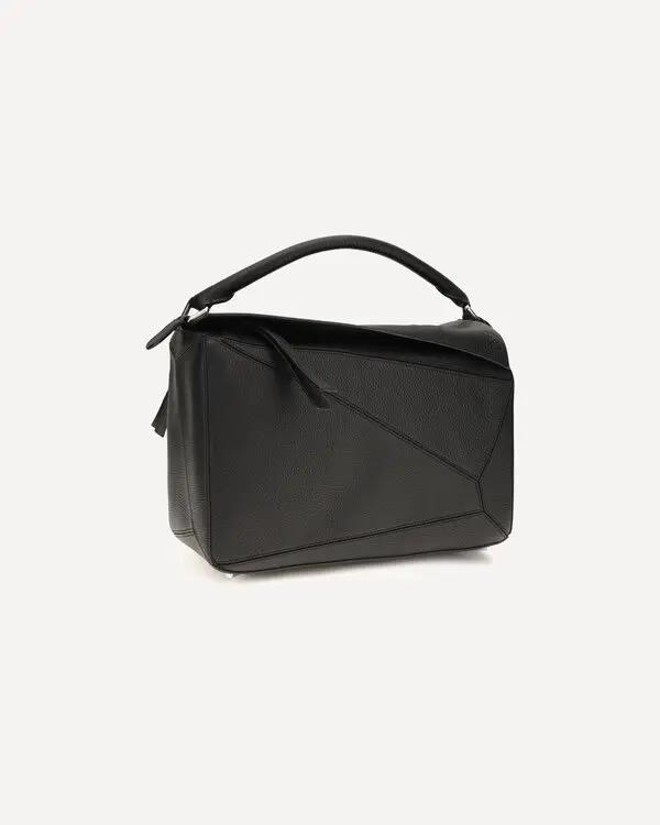 Loewe Puzzle Large Handbag - Black
