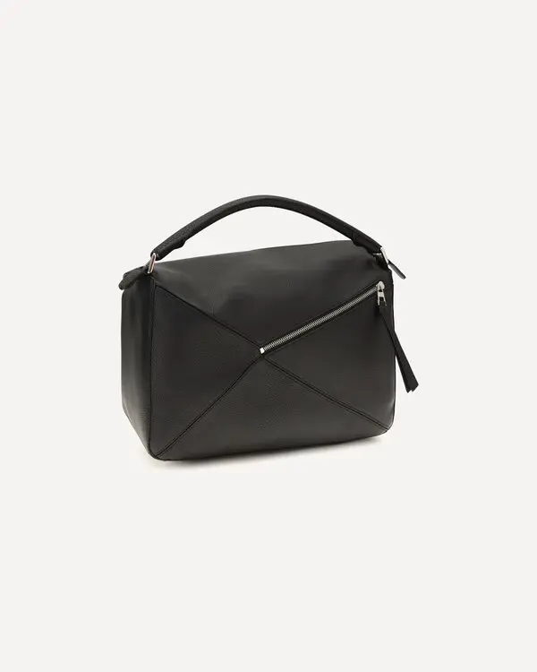 Loewe Puzzle Large Handbag - Black