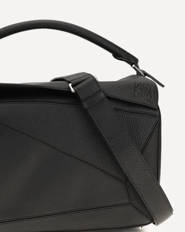 Loewe Puzzle Large Handbag - Black