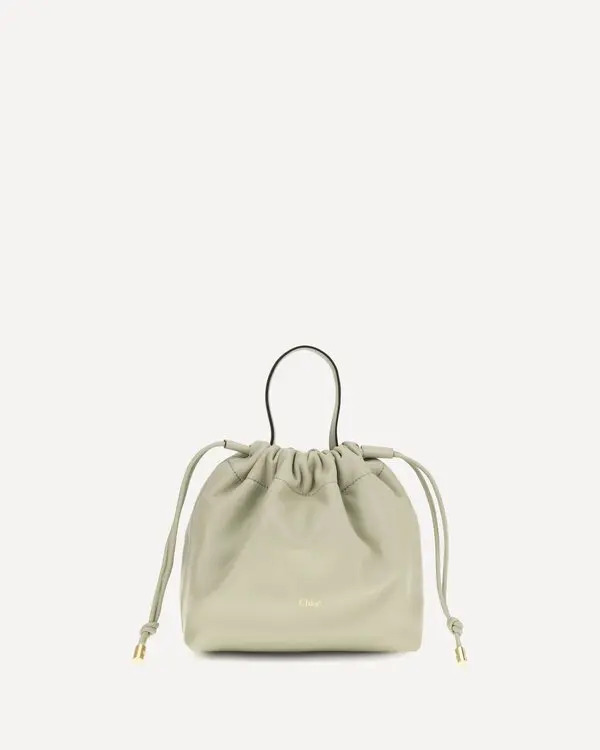 Chloé Icons Leather Chain Shoulder Bag - Grey