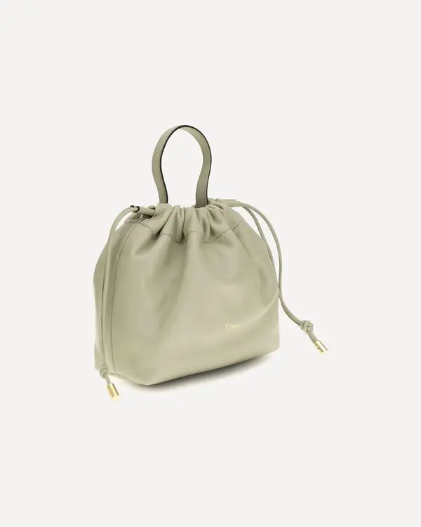Chloé Icons Leather Chain Shoulder Bag - Grey