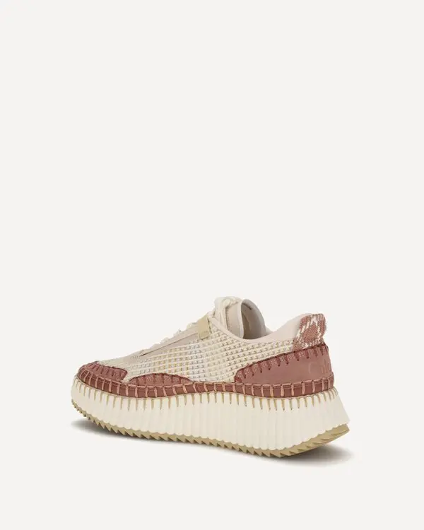 Chloé Nama Sneakers - Beige