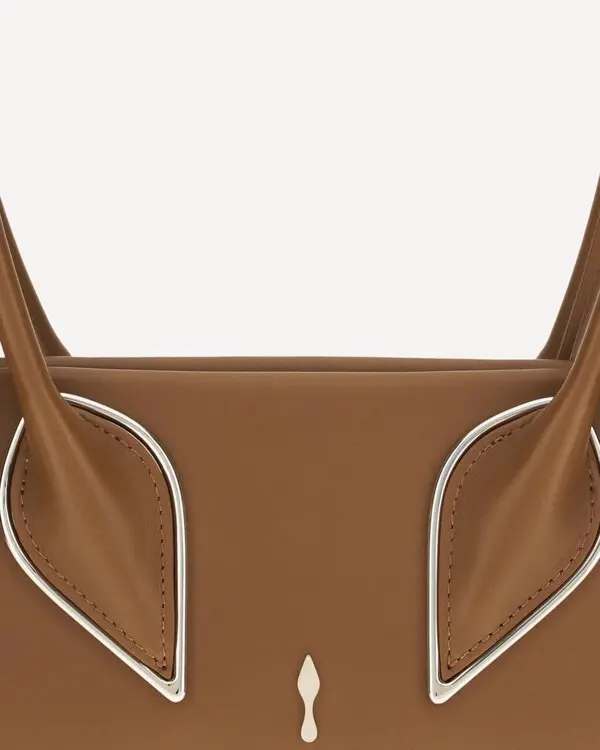 CHRISTIAN LOUBOUTIN Venus Calfskin Leather Shoulder Bag