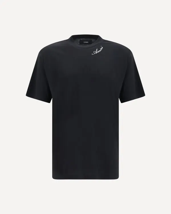 Amiri Embroidered Logo T-hirt - Black