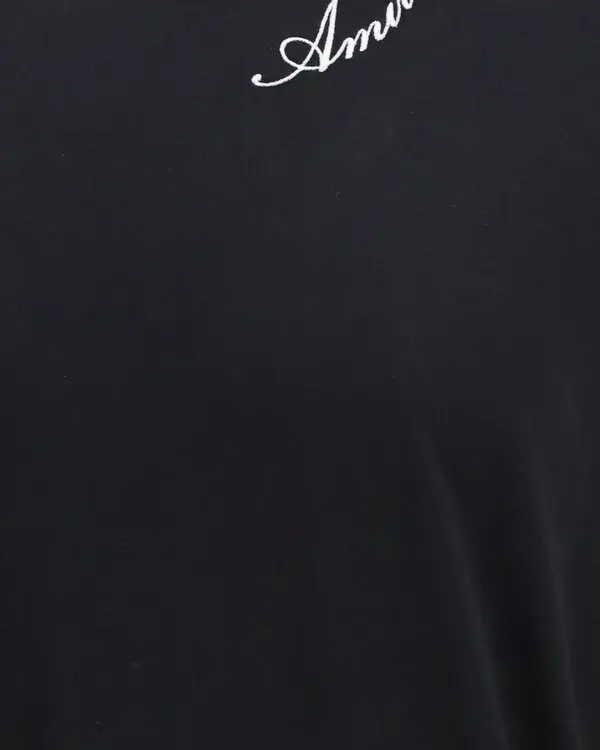 Amiri Embroidered Logo T-hirt - Black
